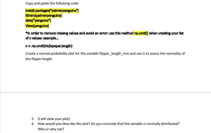 Solved Create a script in R Studio and uplosd your .R file | Chegg.com