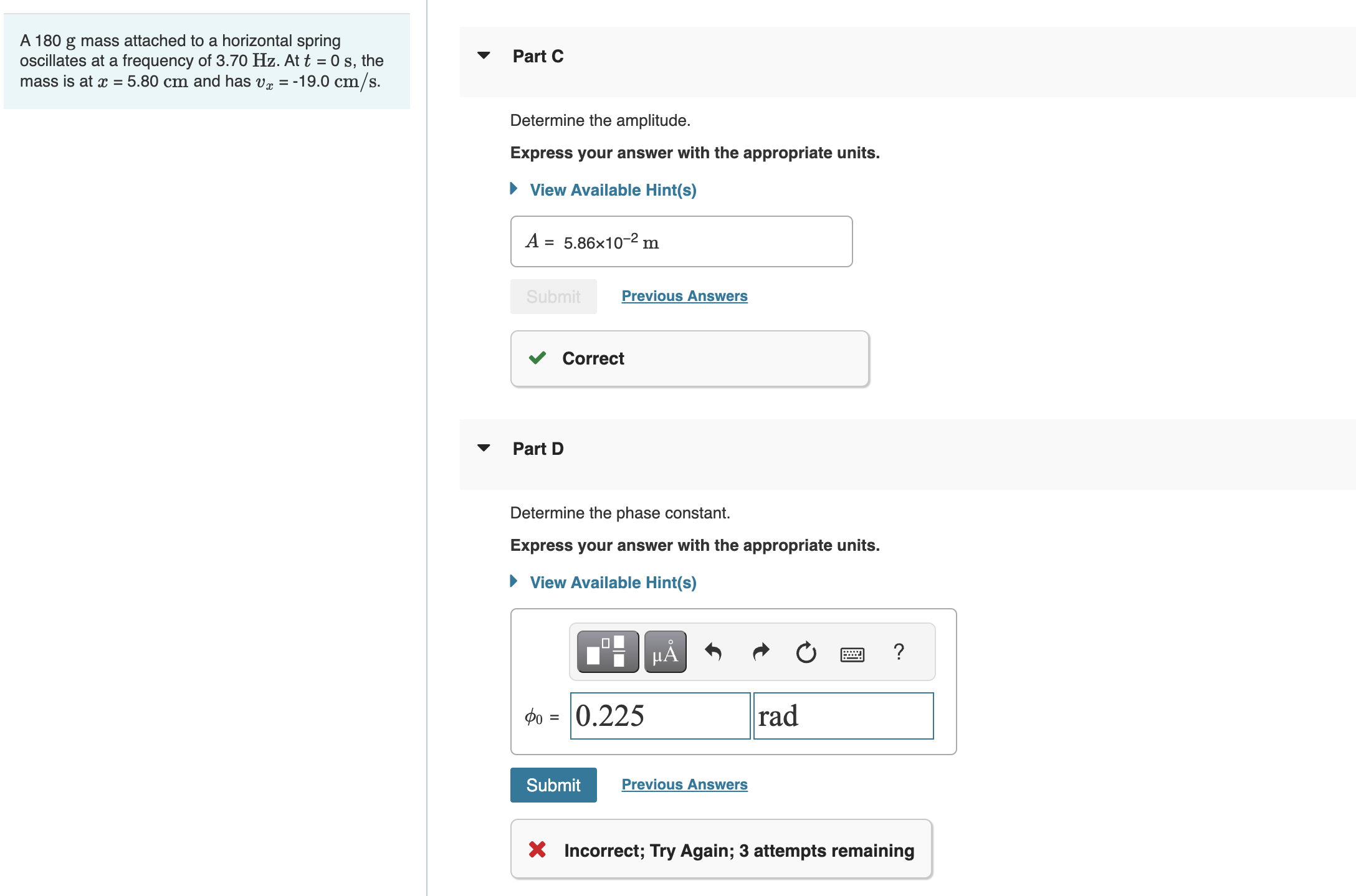 Solved Answer Part D please: asap. | Chegg.com