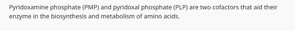 Solved Pyridoxamine phosphate (PMP) ﻿and pyridoxal phosphate | Chegg.com