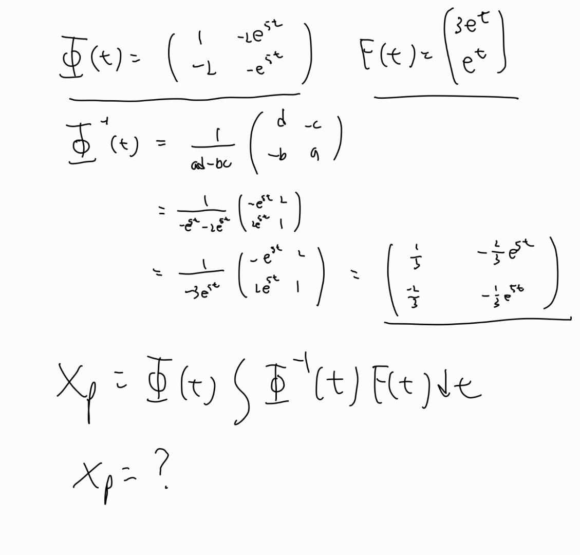 Xφ=Φ(t)∫Φ−1(t)F(t)dt | Chegg.com
