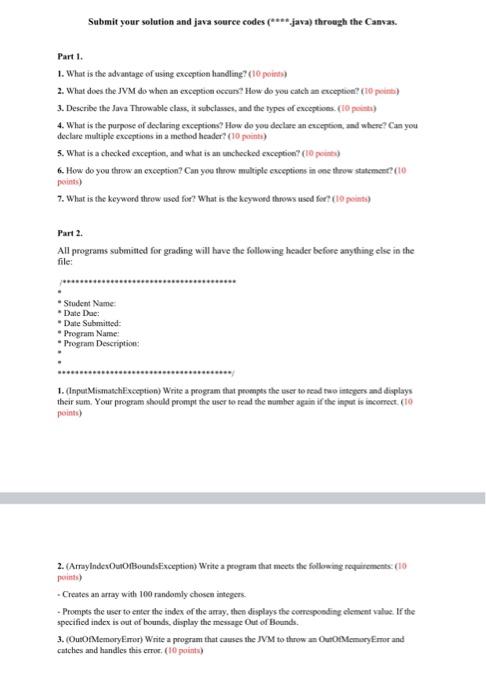 Solved Submit your solution and java source codes (**** | Chegg.com