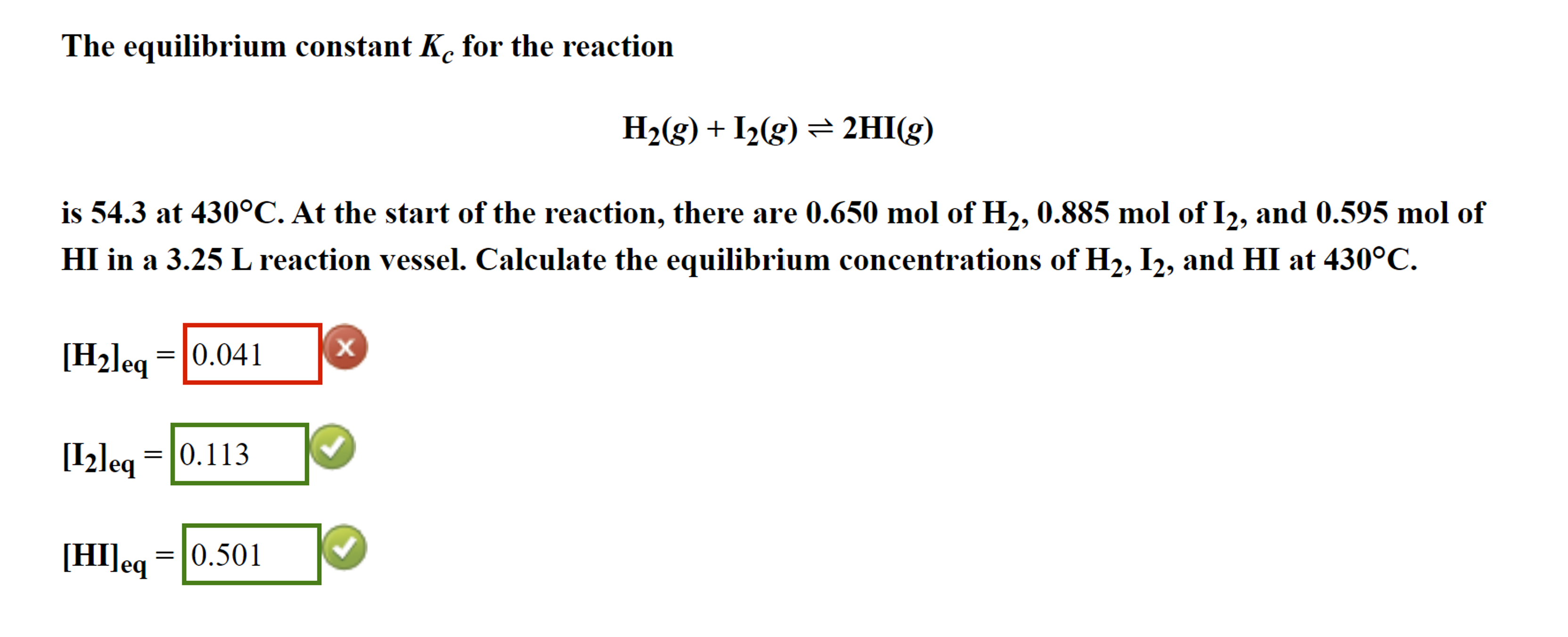 Solved Be sure to answer all parts. The equilibrium constant | Chegg.com