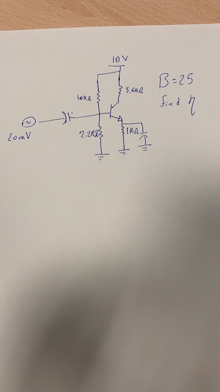 Solved B=25Pin?Pou? ﻿find the efficiency ? | Chegg.com