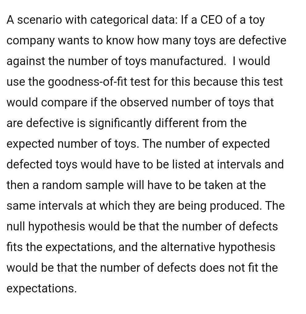 Solved Is This An Example Of Categorial Data If Not How Can 6663