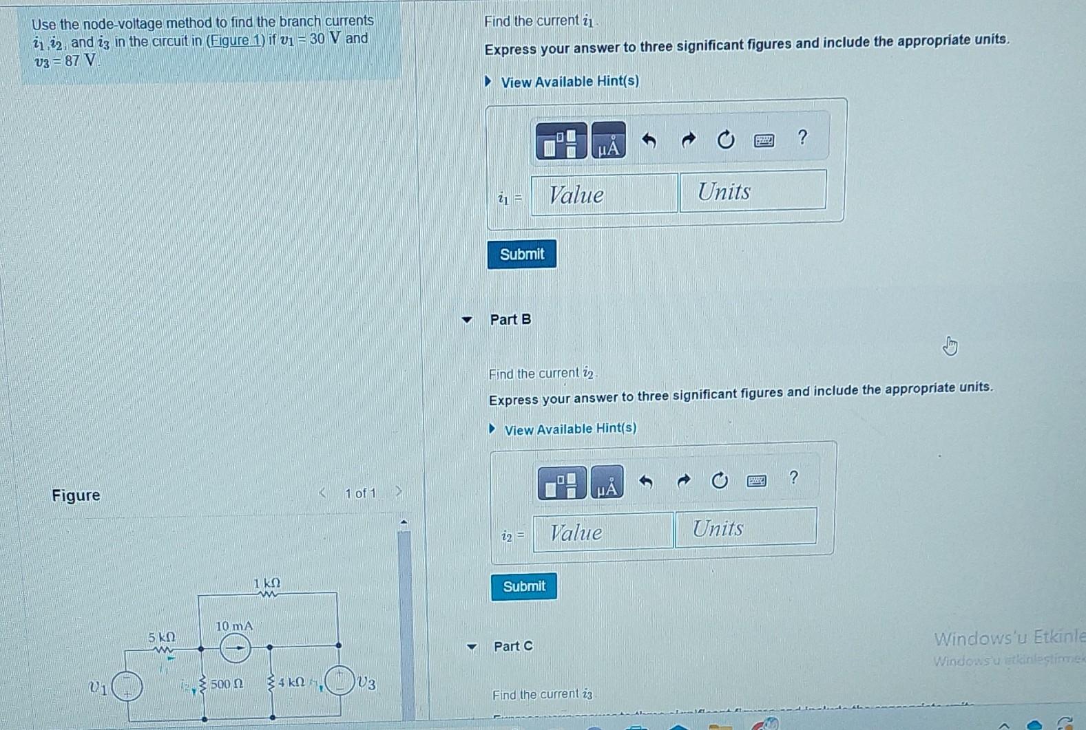 Solved Use the node-voltage method to find the branch | Chegg.com