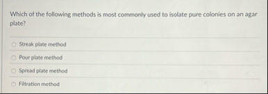 Solved Which of the following methods is most commonly used | Chegg.com