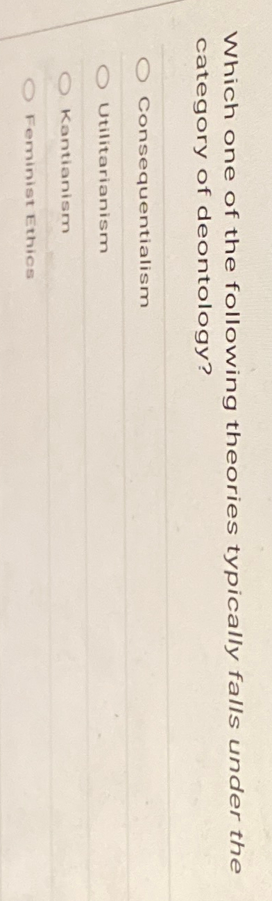 Solved Which one of the following theories typically falls | Chegg.com