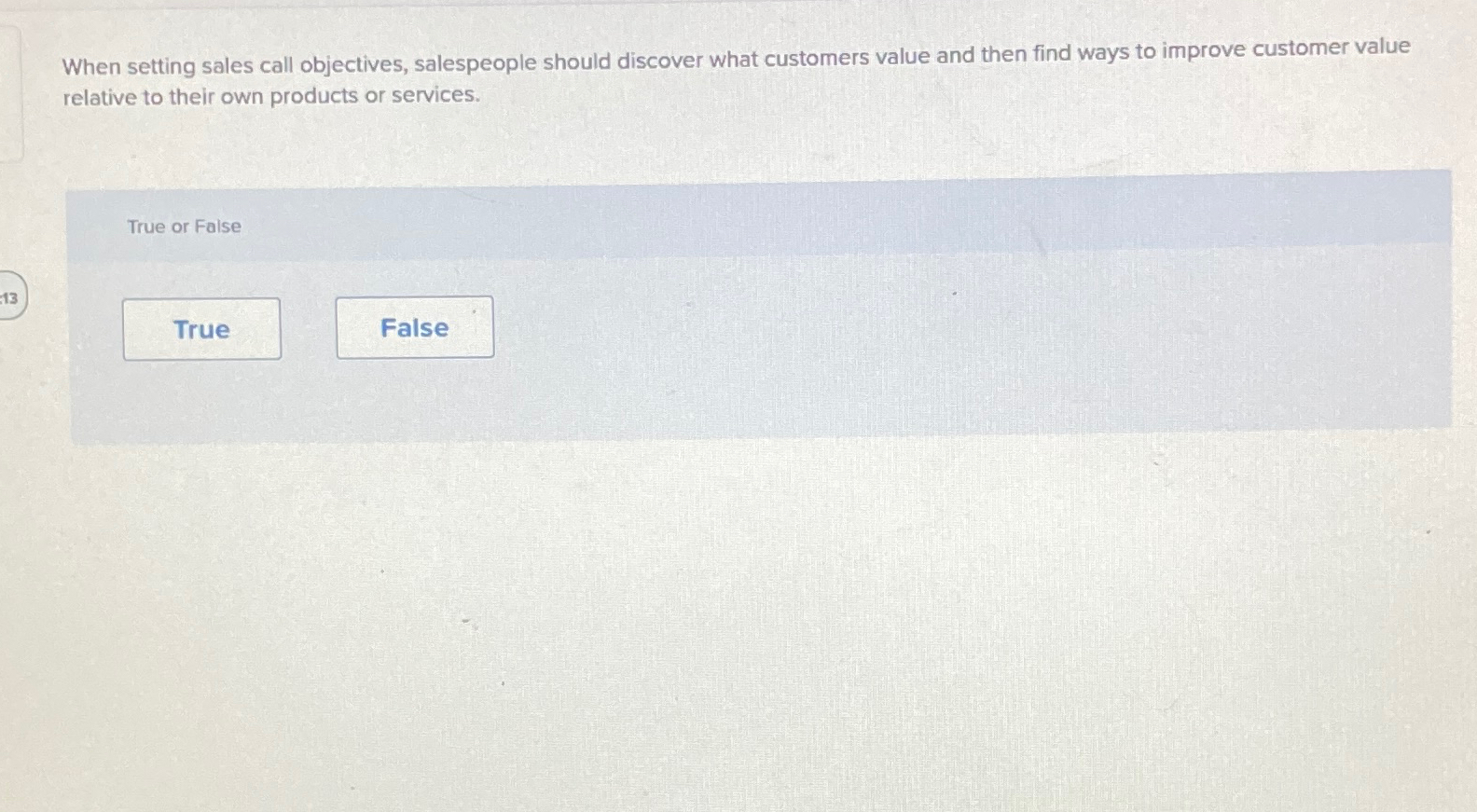Solved When setting sales call objectives, salespeople | Chegg.com