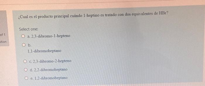 Solved 1. A mixture of 1-heptin, 2-heptin and 3-heptin was | Chegg.com