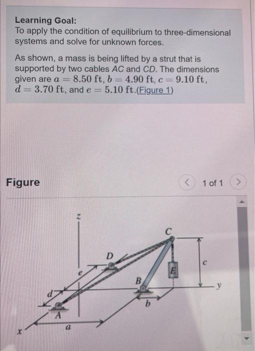 Solved Learning Goal: To apply the condition of equilibrium | Chegg.com