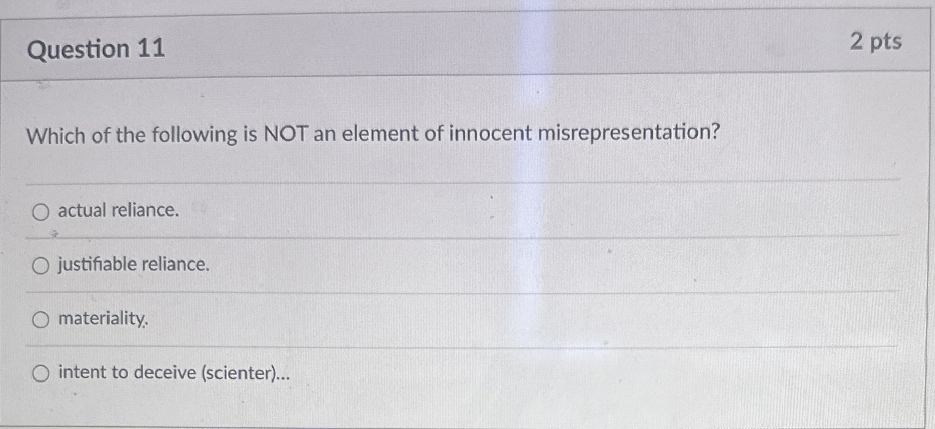 Solved Question 112 ﻿ptsWhich of the following is NOT an | Chegg.com