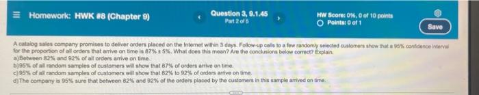 Solved = Homework: HWK #8 (Chapter 9) Question 3, 9.1.45 HW | Chegg.com Solved = Homework: HWK #8 (Chapter 9) Question 3, 9.1.45 HW | Chegg.com