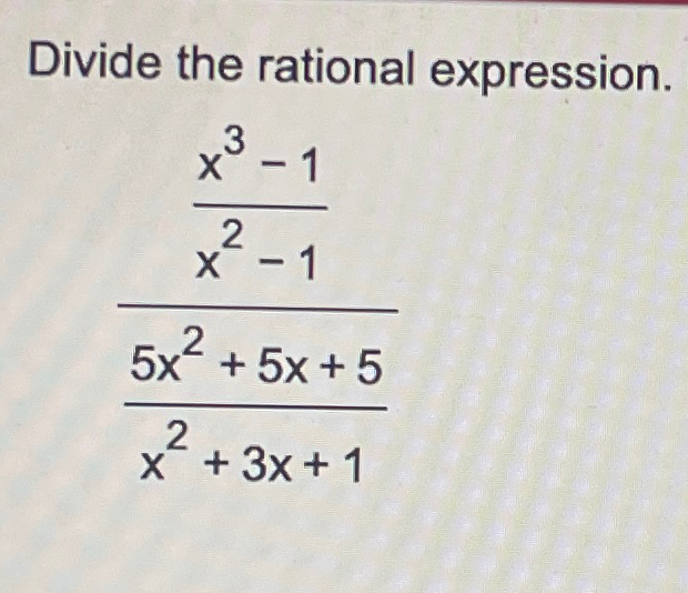 Solved Divide the rational | Chegg.com
