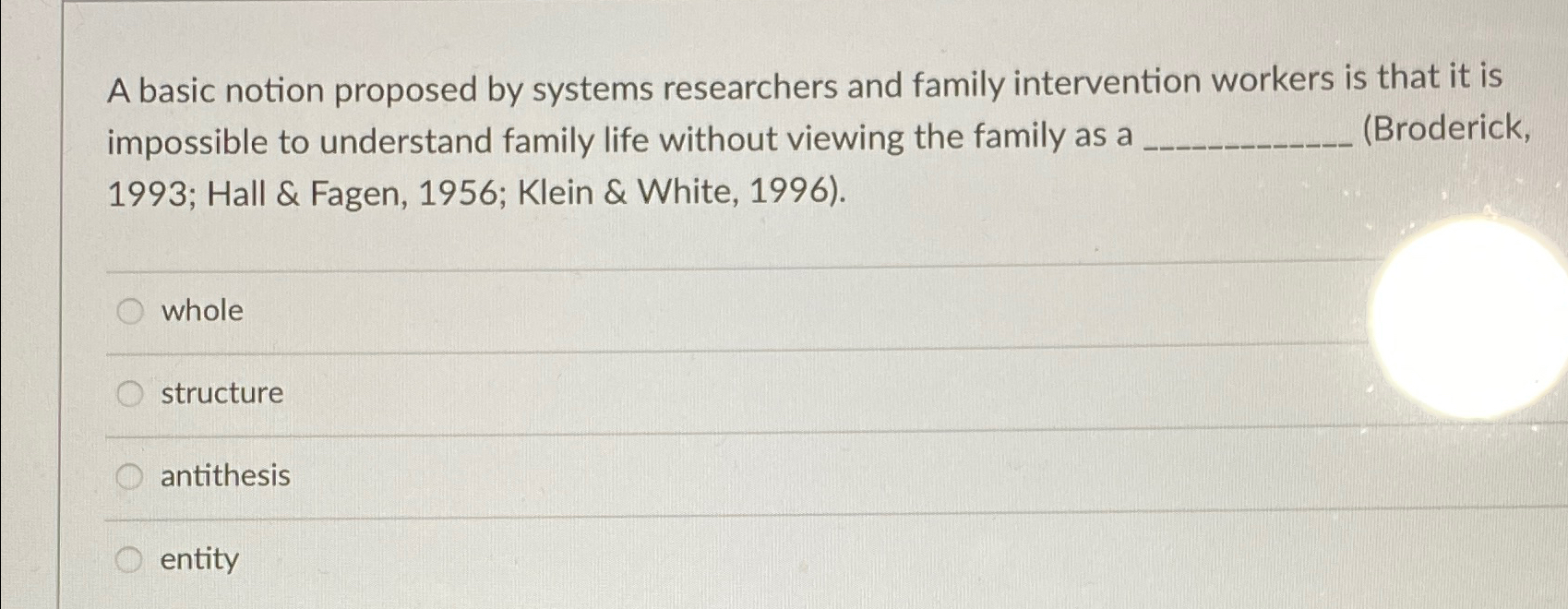 Solved A basic notion proposed by systems researchers and | Chegg.com