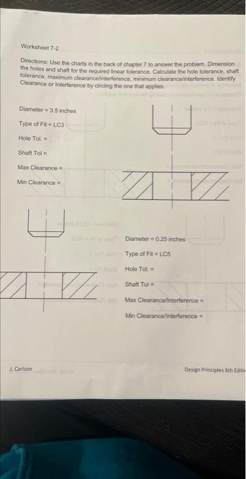 Solved Directions: Use the charts in the bock of chapter 7 | Chegg.com