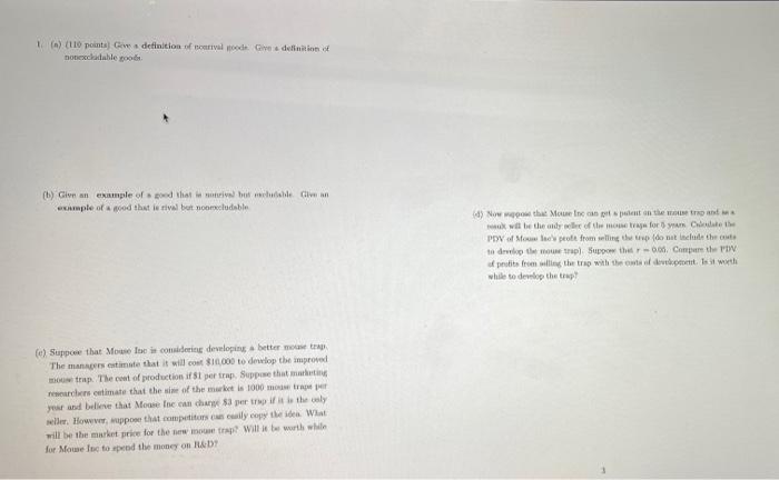 110 points a definition of rival de la definition | Chegg.com