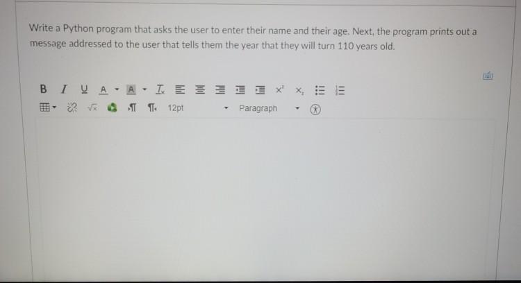Solved Write a Python program that asks the user to enter | Chegg.com