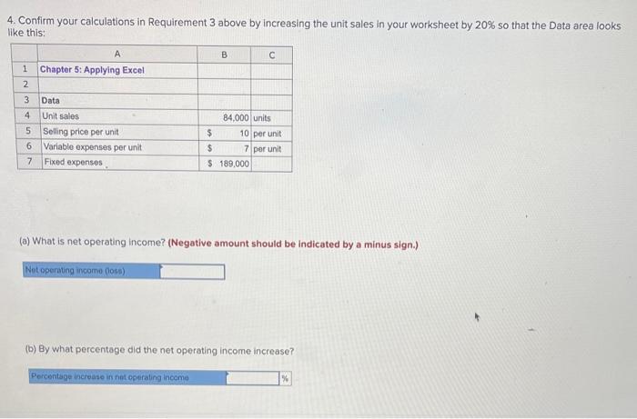Solved 2. Change all of the numbers in the data area of your | Chegg.com