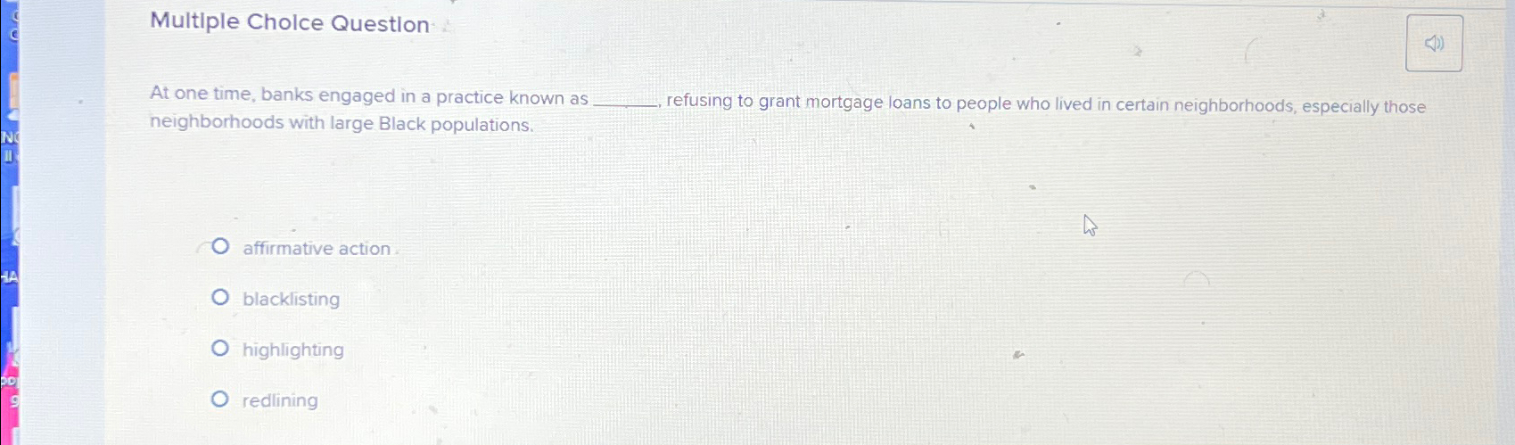 Solved Multiple Cholce QuestionAt one time, banks engaged in | Chegg.com