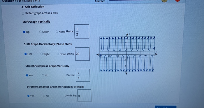 Solved graph the following function: y= 1/2 + | Chegg.com
