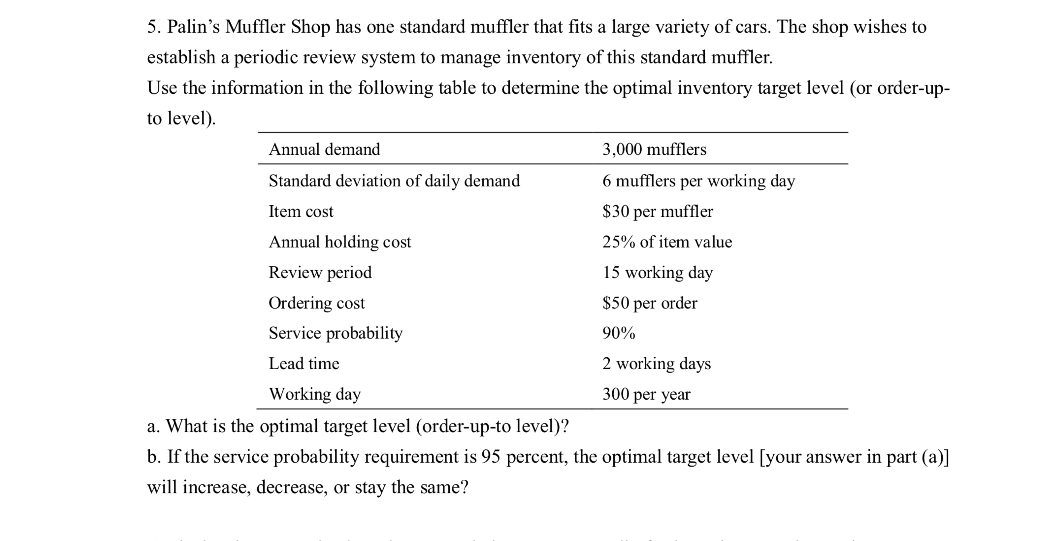Solved Given the following information, formulate an | Chegg.com