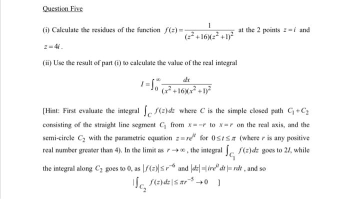 Solved This is Complex Analysis question. Please show me | Chegg.com