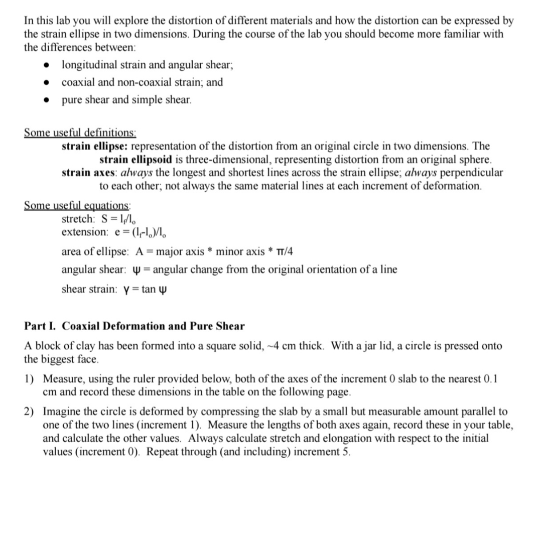 In this lab you will explore the distortion of | Chegg.com