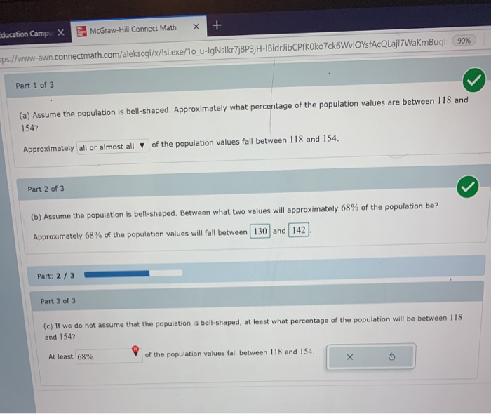 Education Campu X McGraw-Hill Connect Math x + | Chegg.com