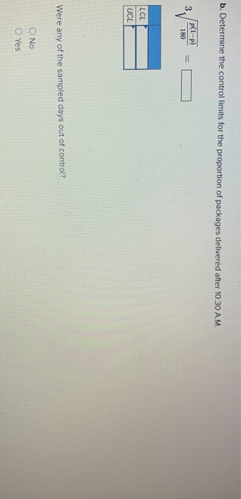 Solved Early Morning Delivery Service guarantees delivery of | Chegg.com