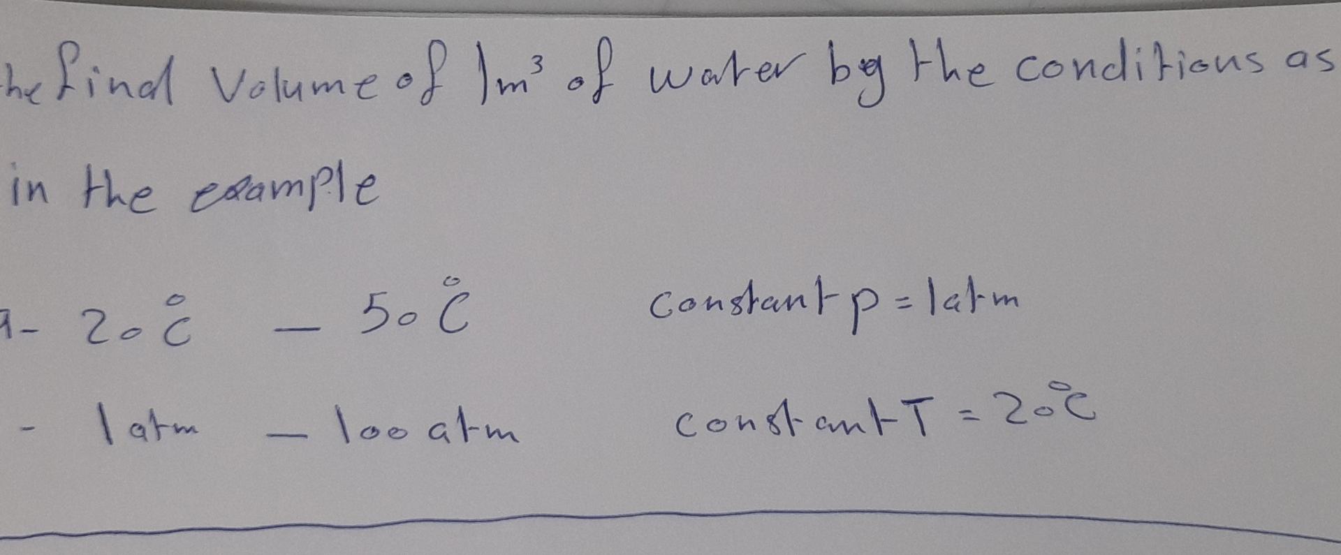 Solved fluid Find the volume of 1 cubic | Chegg.com