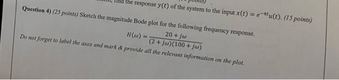 Solved Do nor forger to label the axes and mark e provide | Chegg.com