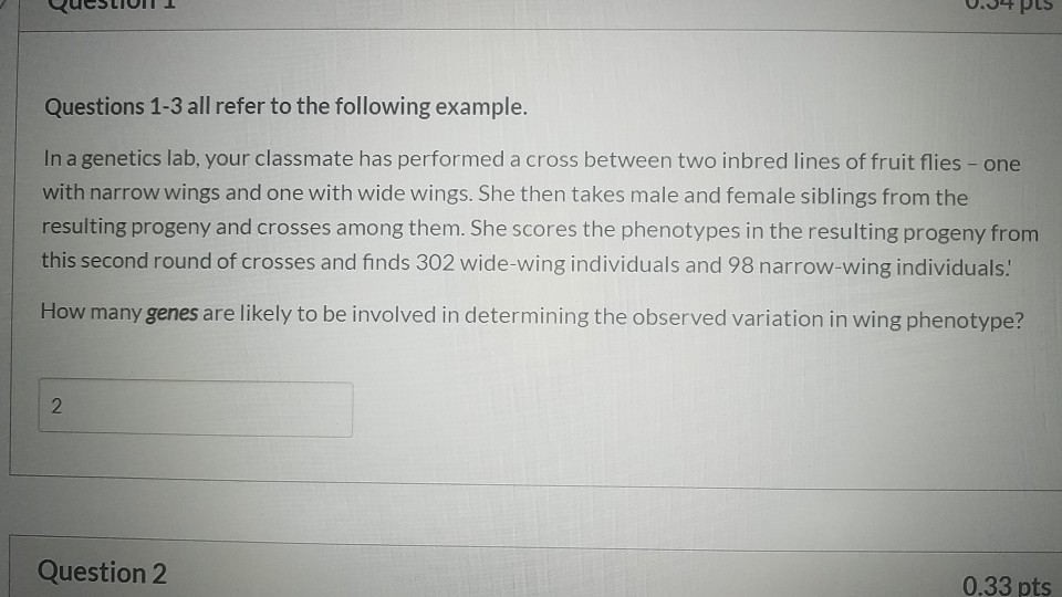 Solved Questions 1-3 all refer to the following example. In | Chegg.com