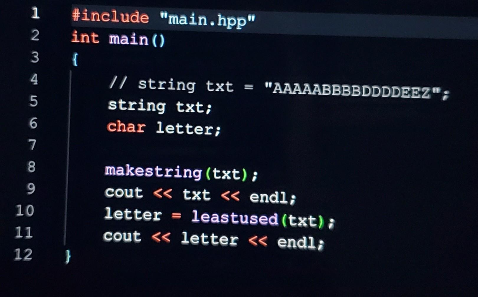 Solved We will make a program that checks the occurrences of | Chegg.com
