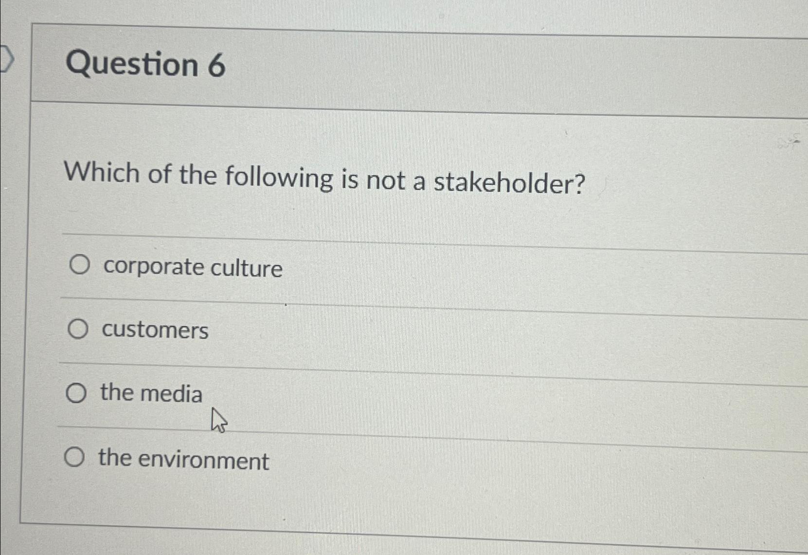 Solved Question 6Which of the following is not a | Chegg.com Solved Question 6Which of the following is not a | Chegg.com