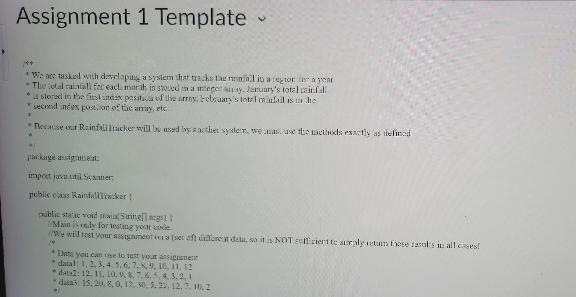 Solved I need to code this program in java and get it to run | Chegg.com