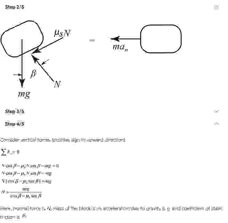 Solved 2. ﻿A 3-kg block is at rest relative to a parabolic | Chegg.com