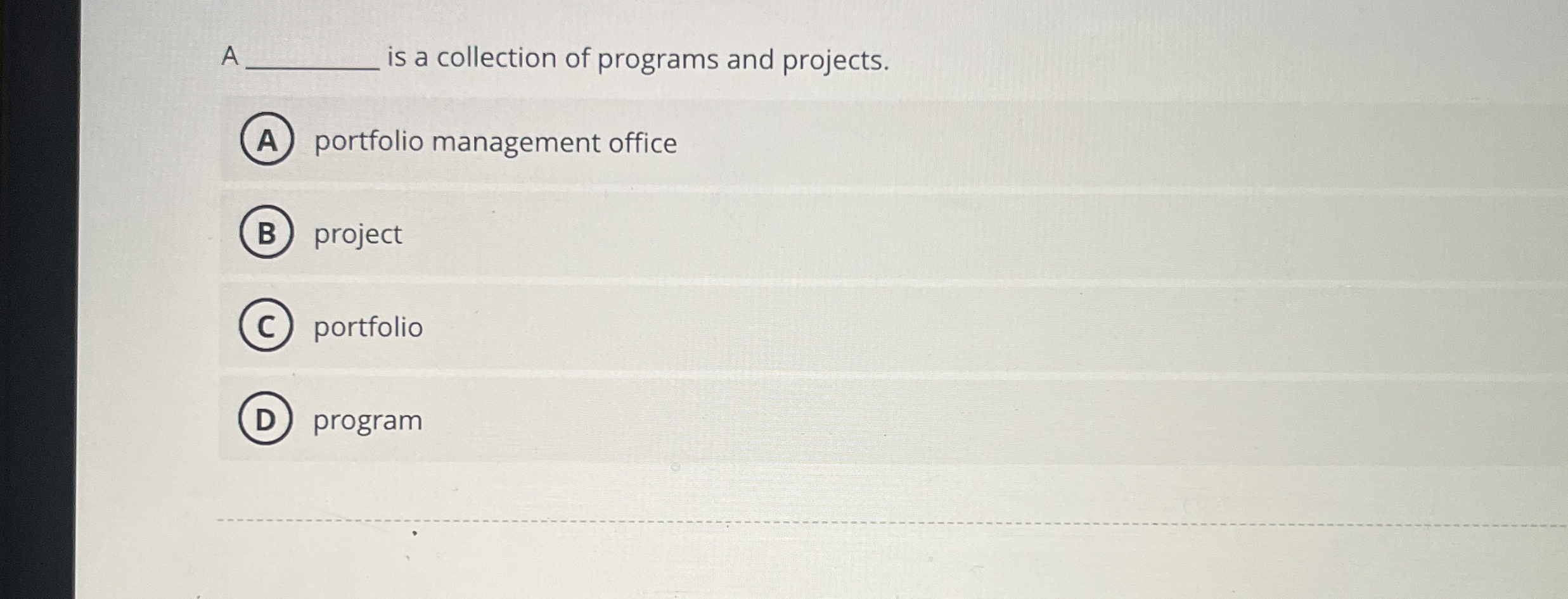 Solved A ﻿is a collection of programs and | Chegg.com