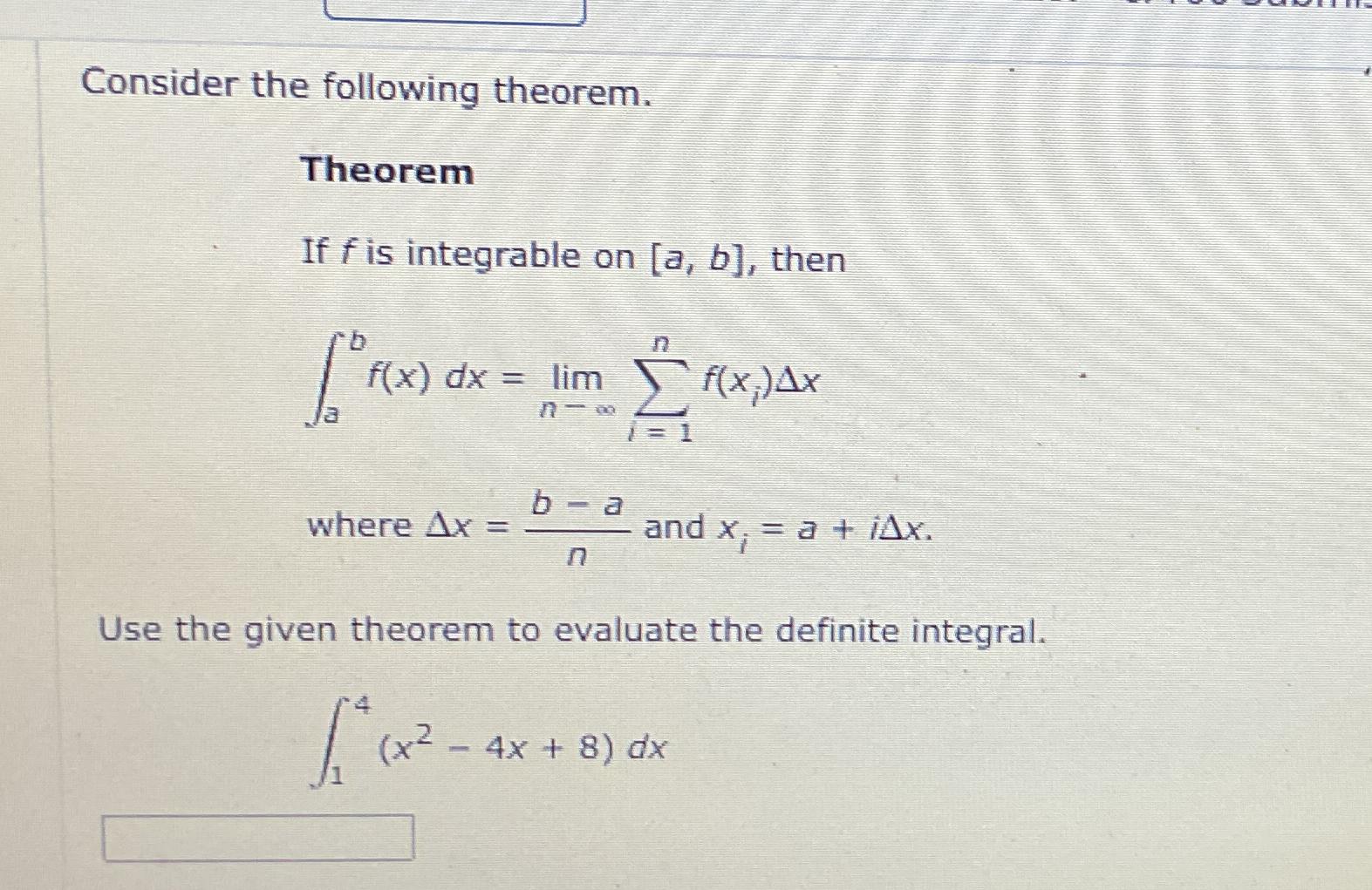 Solved Consider the following theorem.TheoremIf f ﻿is | Chegg.com
