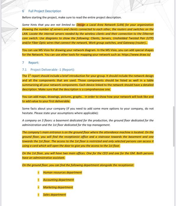 Solved Course Project Template Guidelines 1 Introduction | Chegg.com