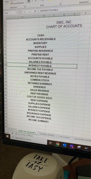 You are asked to do the following on an excel | Chegg.com
