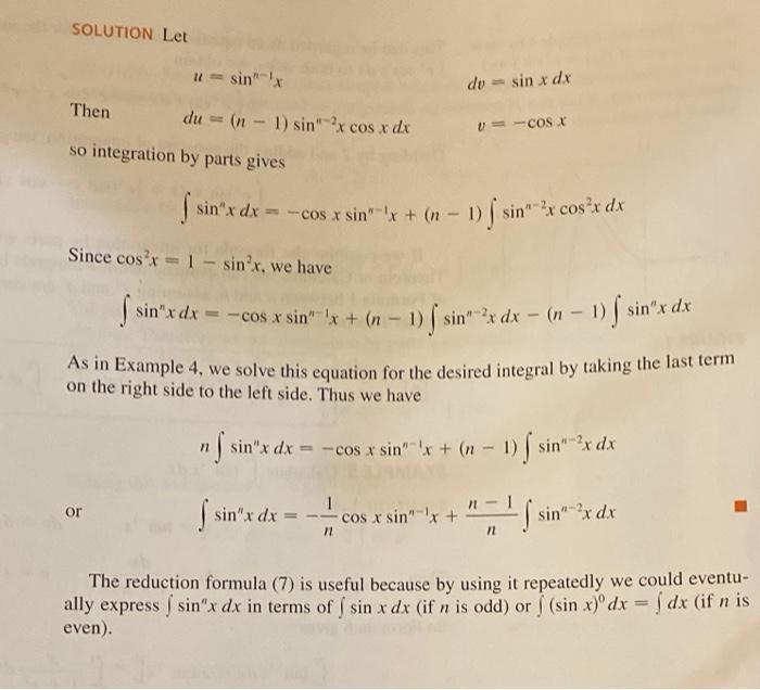 Solved 47. (a) Use the reduction formula in Example 6 to | Chegg.com