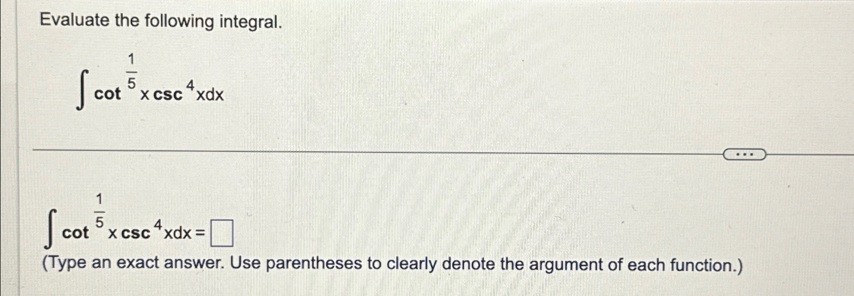 Solved Evaluate the following | Chegg.com