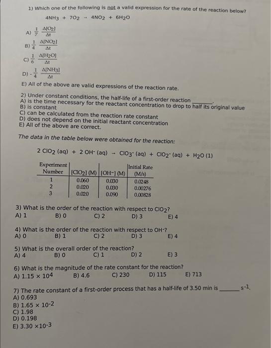 Solved 1) Which one of the following is not a valid | Chegg.com