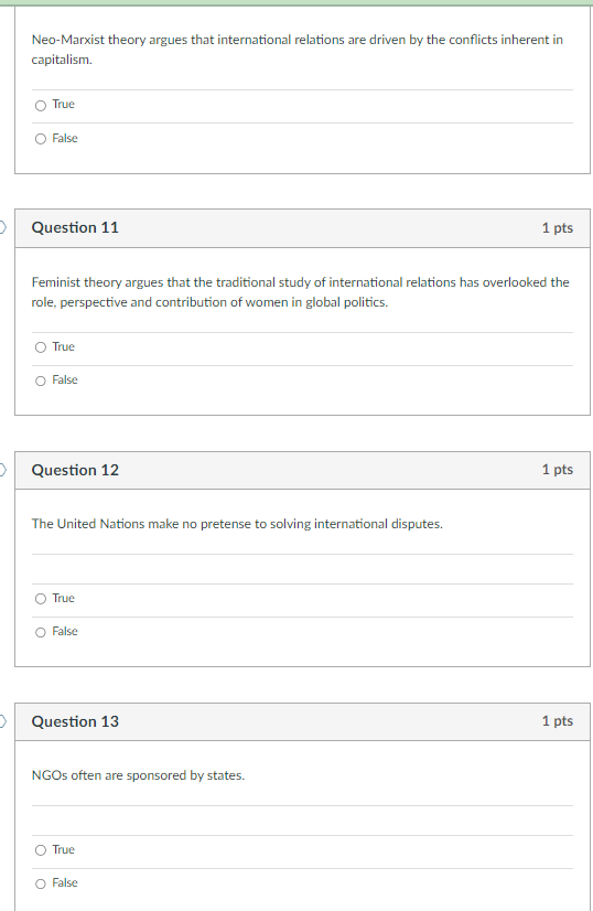 Solved Neo-Marxist theory argues that international | Chegg.com