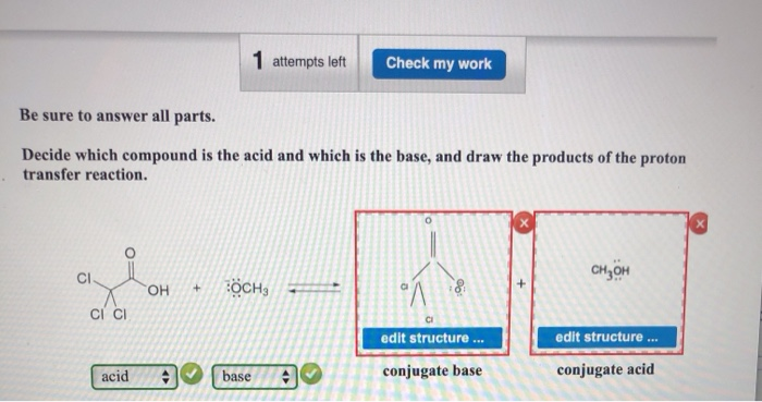 Solved 1 attempts left Check my work Be sure to answer all | Chegg.com