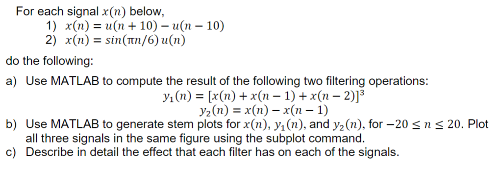 Solved Please code in Matlab, there need to be x label, y | Chegg.com