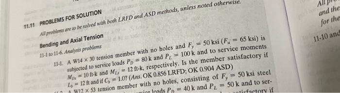 Solved OBLEMS FOR SOLU problems are to be solved with both | Chegg.com