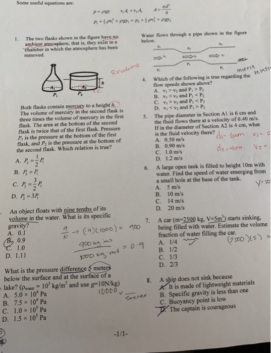 Solved Some useful equations are: P PRY At PRP+t P The two | Chegg.com