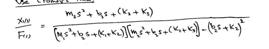 Solved from given transfer function find the matricies A, B, | Chegg.com