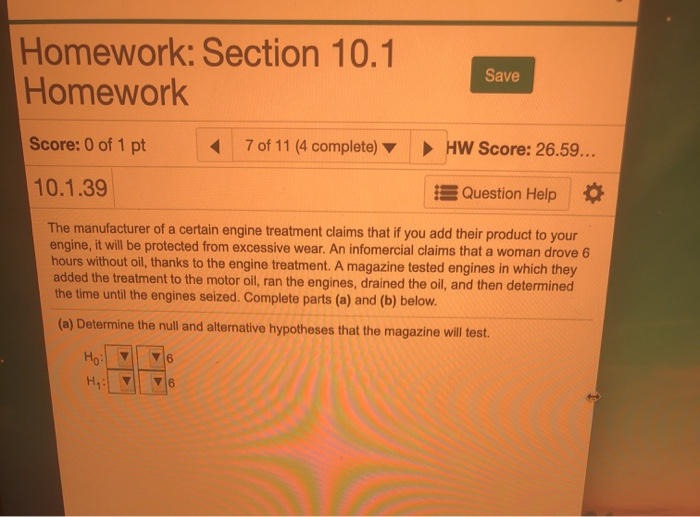 Solved Homework Section 10 1 Homework Save Score 0 Of 1 Pt